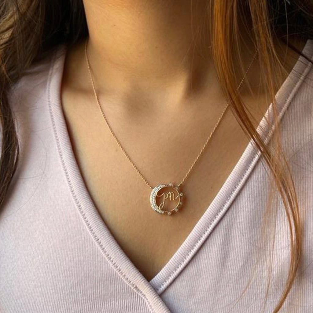 Tula Two Letter Necklace – DiAi Designs